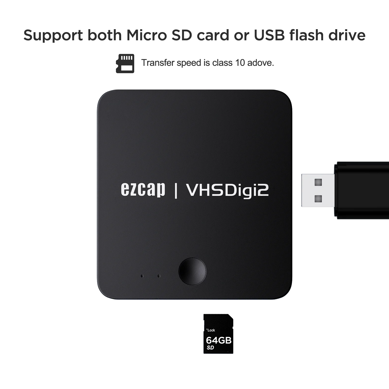 Ezcap181 Vhs Digi 2 Vhs Digitizer Portable Av Video Recorder Record ...