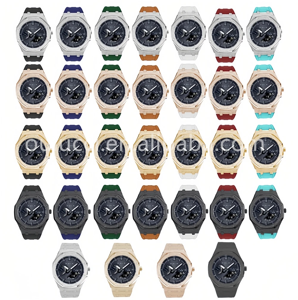 New Ga2100/2110 Mod Kit Stainless Steel Watch Case Strap For G Shock ...