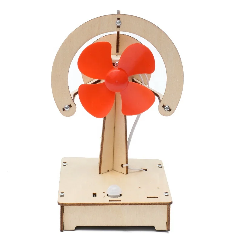 STEM Project Electric Human Sensing DIY Kit Mini Hand Fan Toy for Kids ...