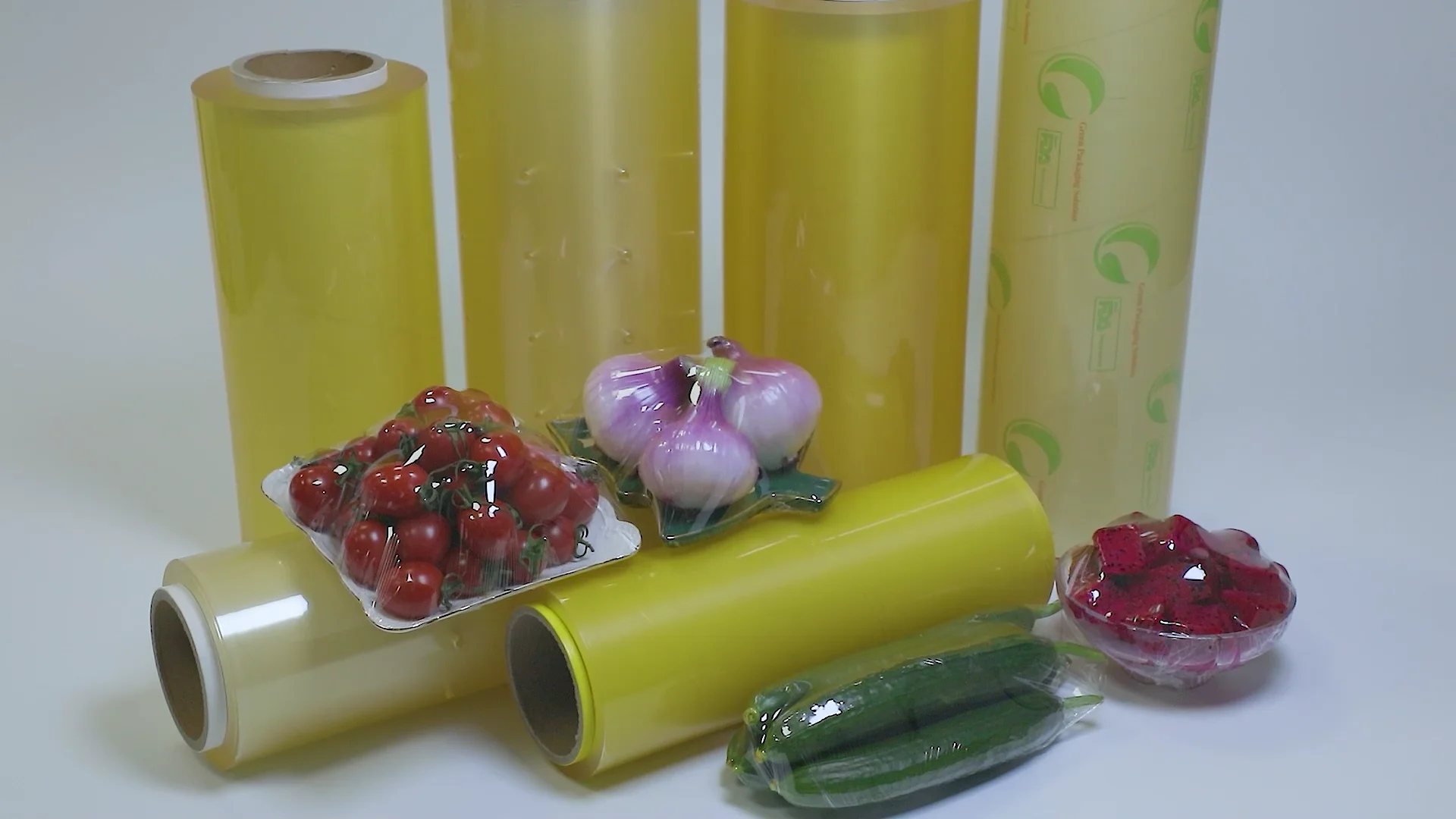 Fresh Supermarket Use Pvc Cling Film Wrapping For Vegetables Fruit ...
