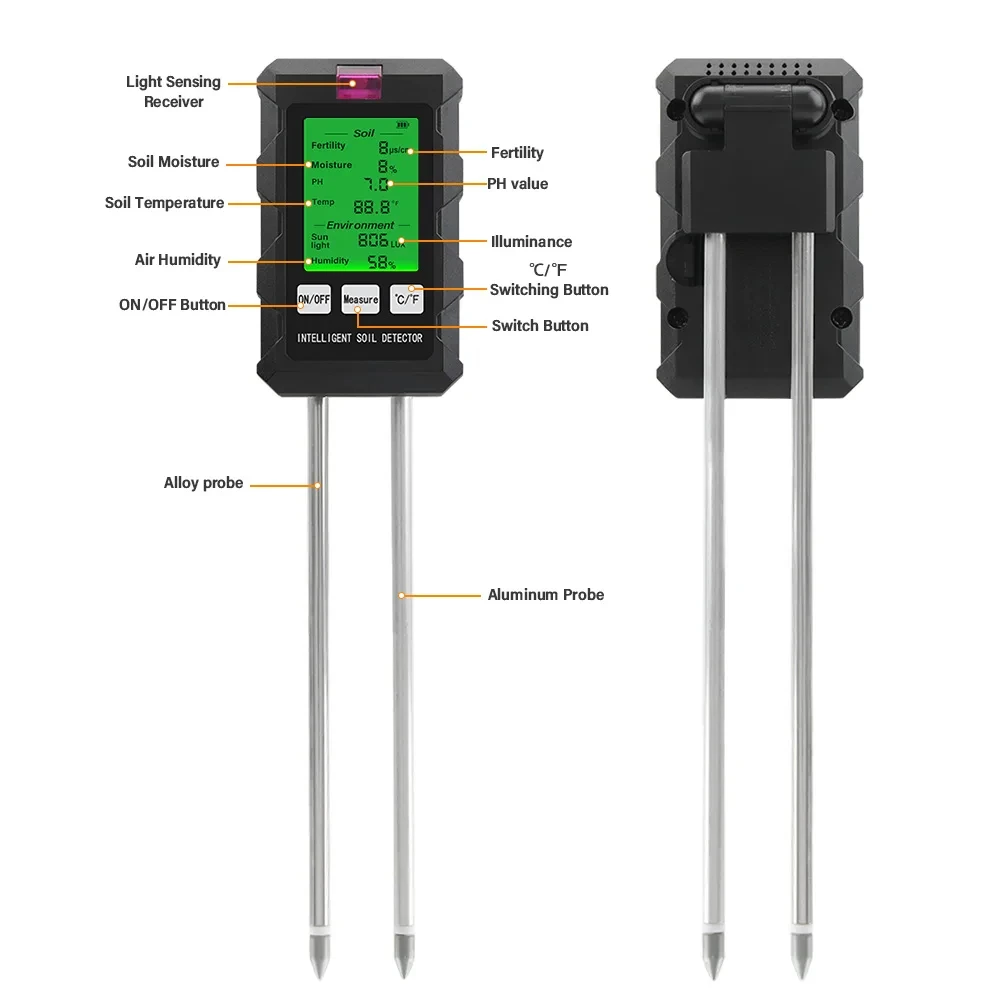 2025 Hot Sale 6 in 1 Soil Nutrient Detector - Precision & Reliability