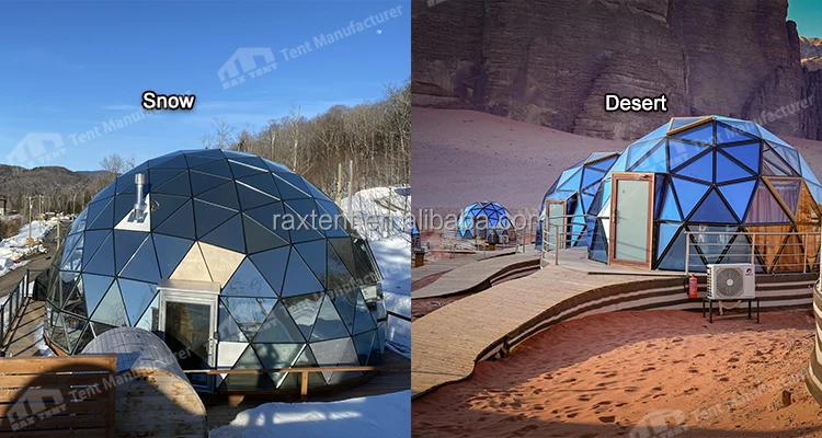 Modern Geodesic Mirror Glass Dome Tent Igloo Theme Camping Hotel with ...