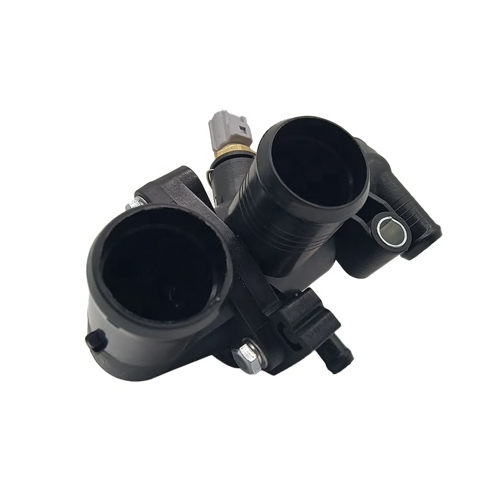 1733253 Bb3q8a586ab Thermostat Housing Coolant Water Flange For Ford ...