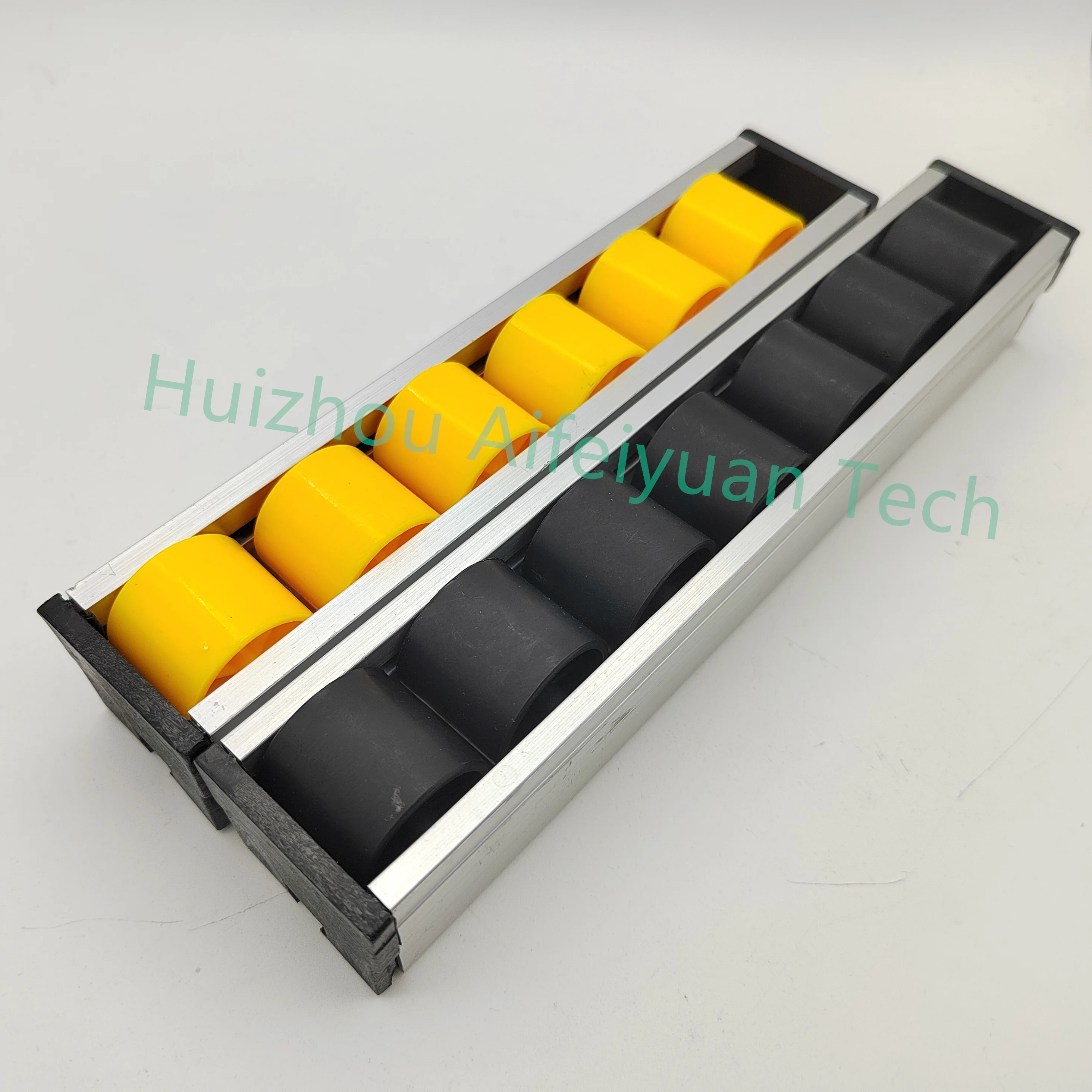 Roller Track For Pipe Rack System Aluminum Flow Rails Plastic Roller ...