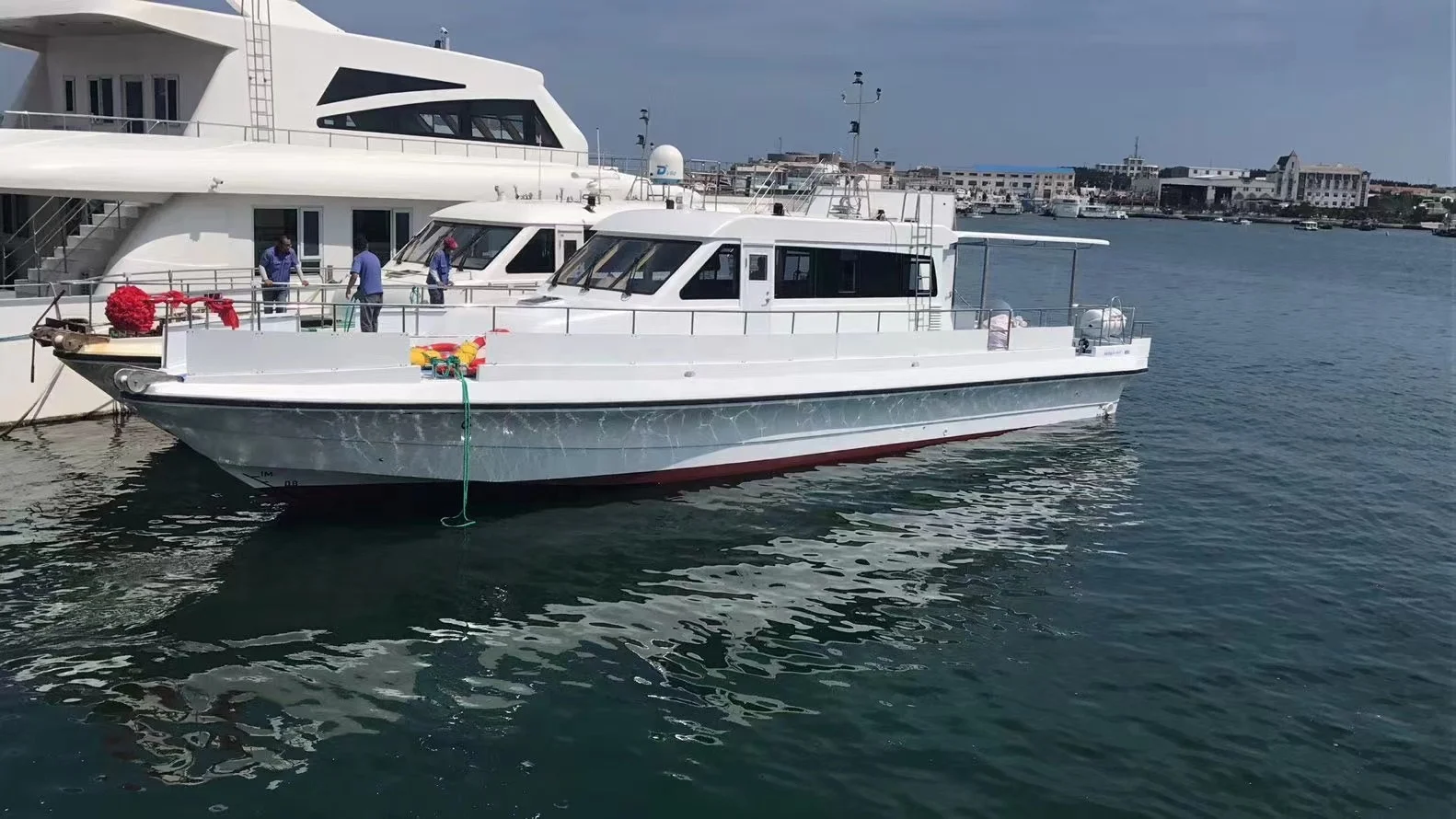 Deep-sea Patrol And Pilot Boat Workboat Welding Aluminum 9.6m*2.65m ...