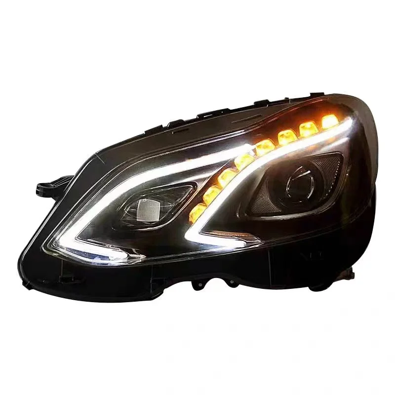 Car Body Kit Headlights Headlamps Mercedes Benz E Class W212 2010-2013 ...