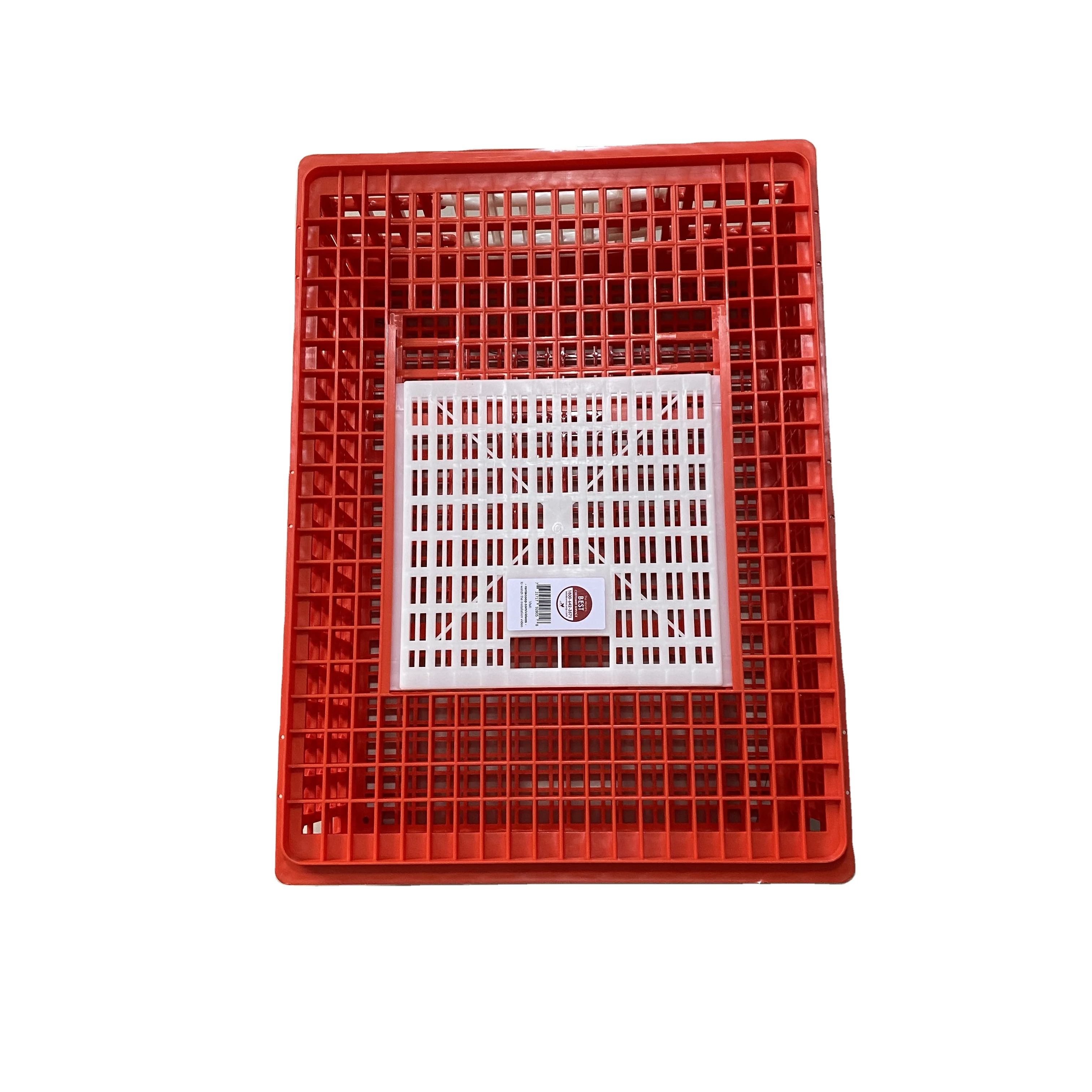 Poultry Chicken Transport Crate Duck Plastic Transport Box Capacity 10 ...
