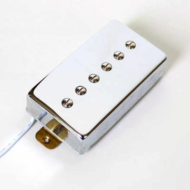 Quality OEM Single Coil LP Guitar Pickup - Chrome Cover P90