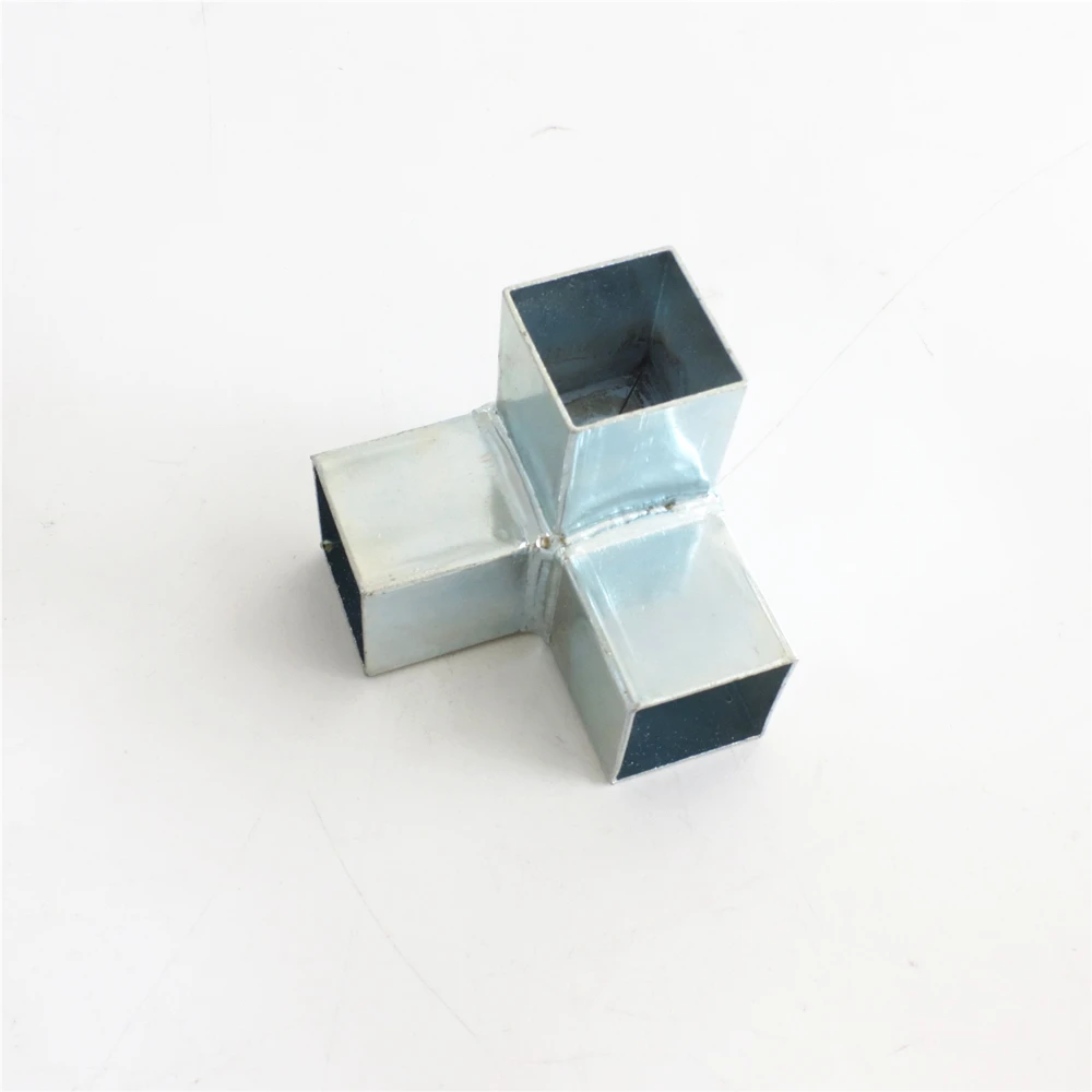 Galvanized Steel Square Tube Connections for Fasteners