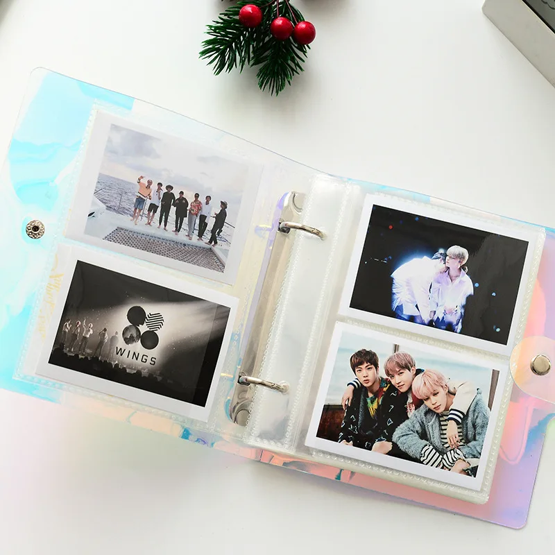 2x3 4x6 Inch Photo Album - Mini Transparent Laser Binder