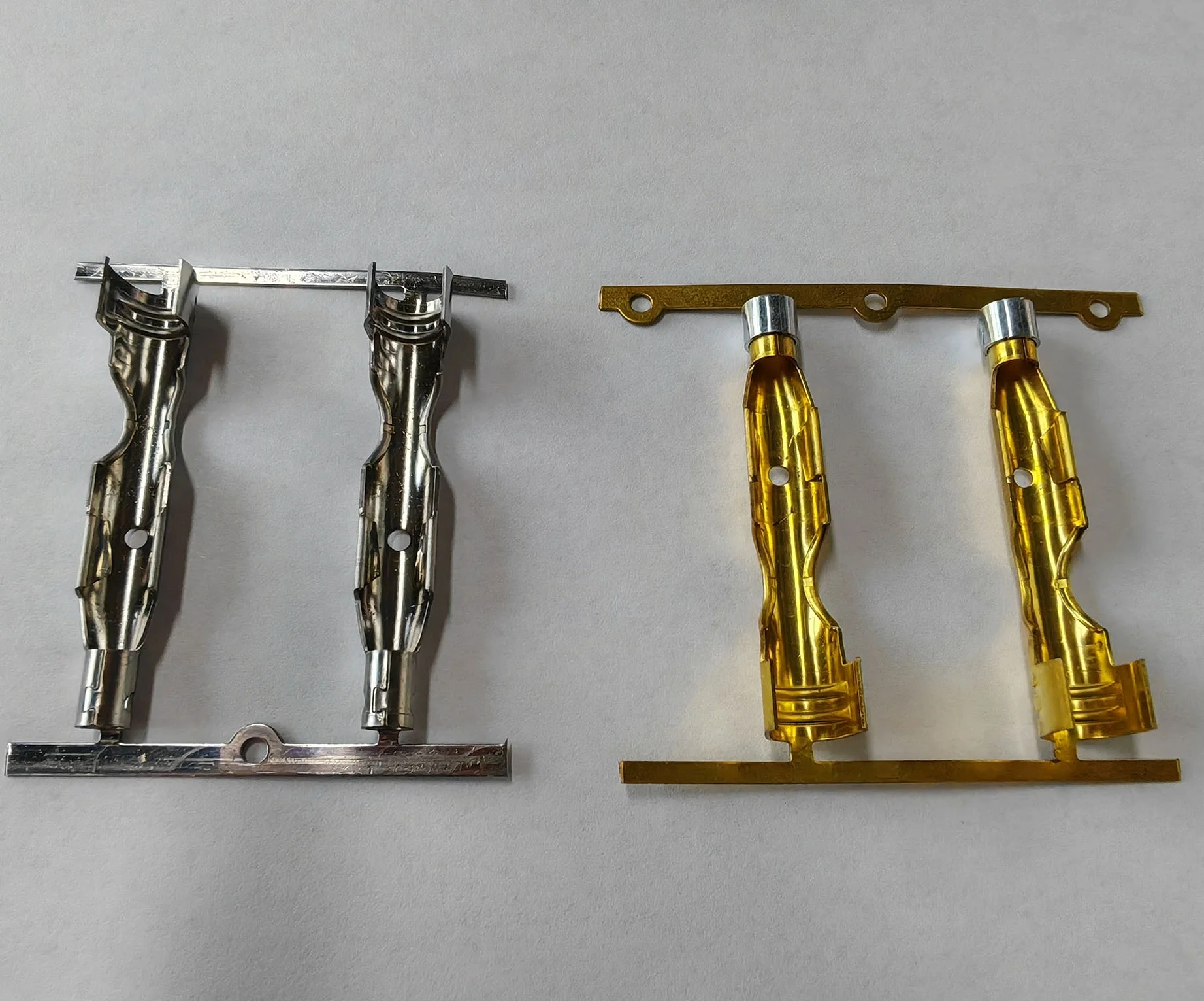 ISO9001 Oem Custom Copper Female Male Brass Contact Pins Gold Plated ...