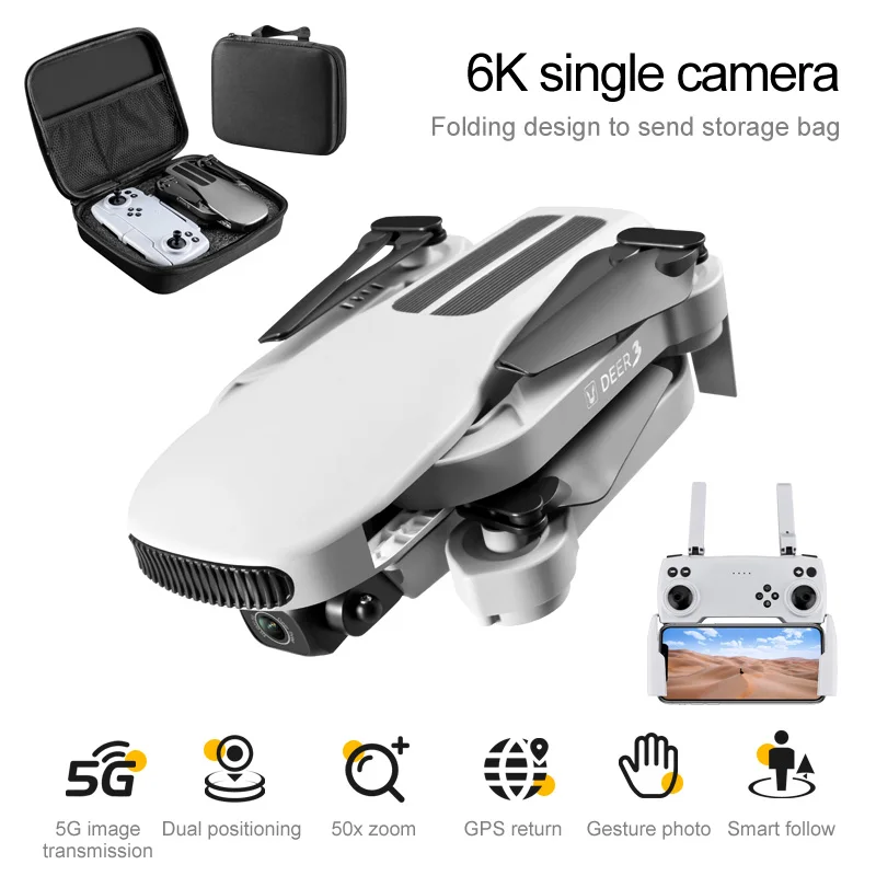 Lu3 Esc Drone Camera 8k Gps Professional 5g Wifi Fpv Long Distance ...