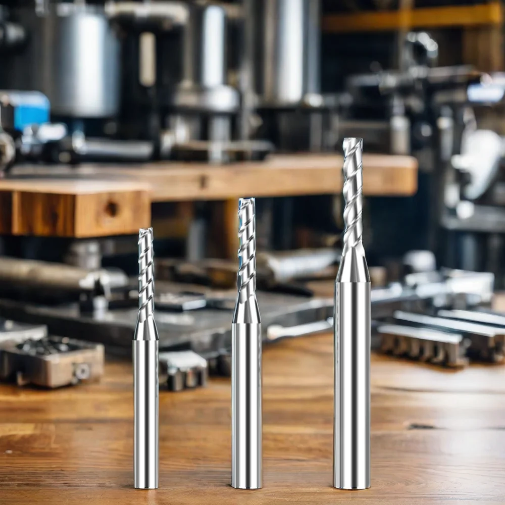 Bks Three-edged High-gloss Milling Cutter For Solid Carbide Aluminum ...