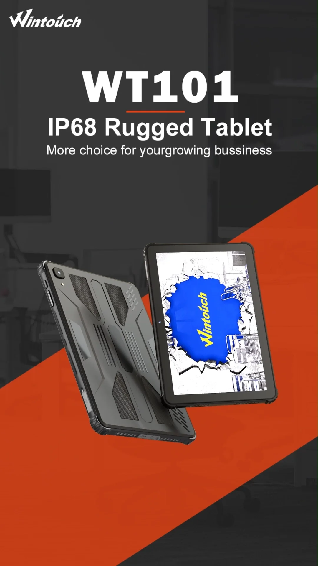 Custom Rugged Tablet Pc With Ip68 Nfc And 10.1 Inch Touch Screen ...