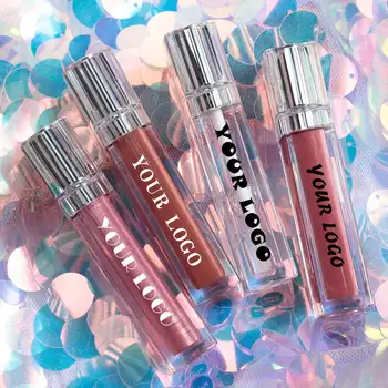 Glossy Lip Gloss Glitter Vendor Wholesale Bulk Clear Acrylic Lipgloss ...
