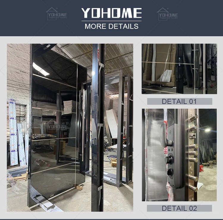 America Security Single Doors Homes Entrance Luxury Wooden Entry Door ...