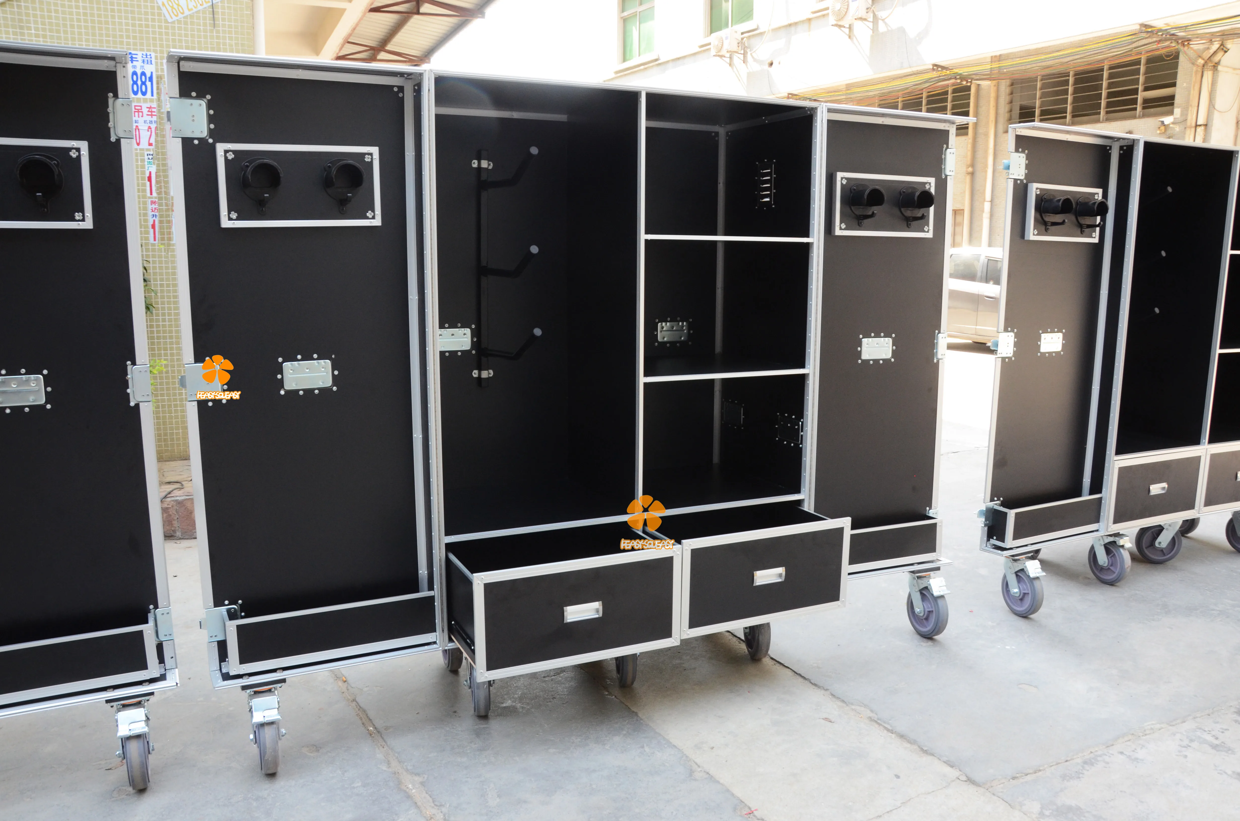 Western Horse Saddle Box Saddle Locker Equestrian Double Saddle Tack ...