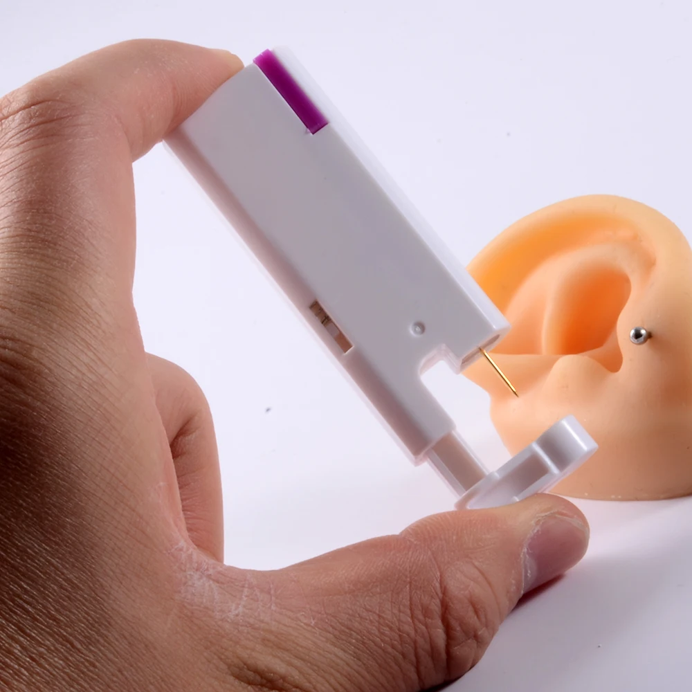 Disposable Aseptic Household No Pain Ear Piercing Gun Portable Ear ...
