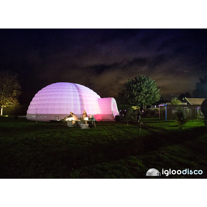 Attractive 10 M Giant Igloo Dome Inflatable Tent With Blower Outdoor ...