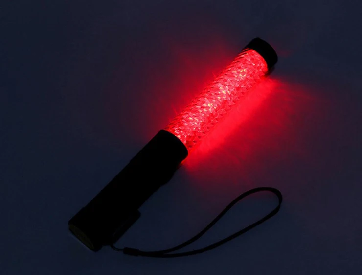 High Capacity Led Traffic Baton Light Traffic Rod Wand Rechargeable ...
