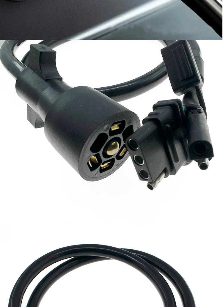 Heavy Duty For Truck Camper Blade Molded Rv Cable Wire 5 Way Trailer ...