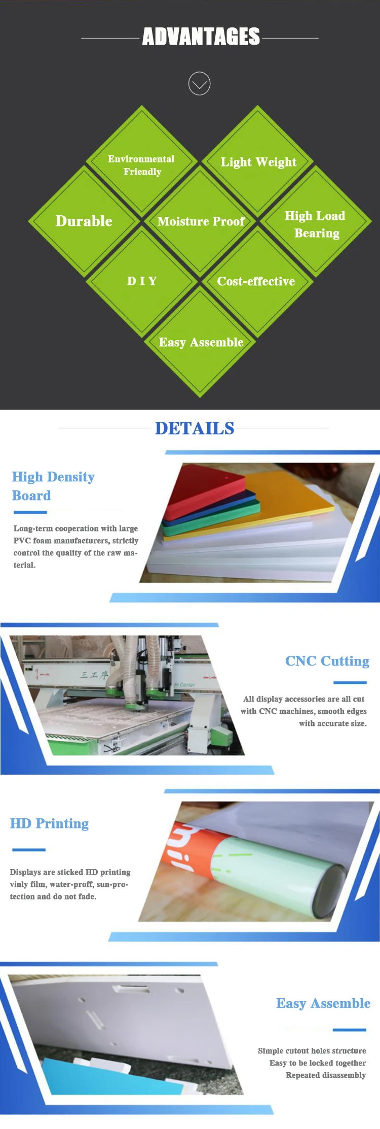 Manufacturer Direct Supply Customized Printing Pvc Foam Board Display ...