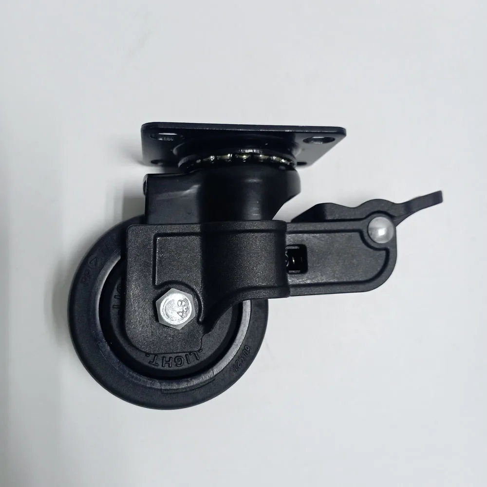 CMCL Wheels Diameter 60x21MM Brake Castors For Shelf With Reverse ...