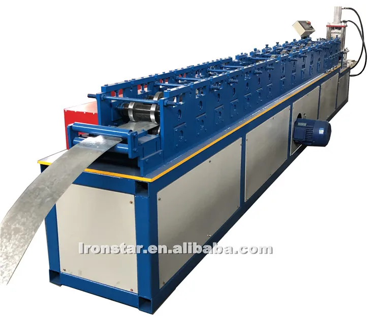 Galvanized Steel Profile Guide Rail Roll Forming Machine