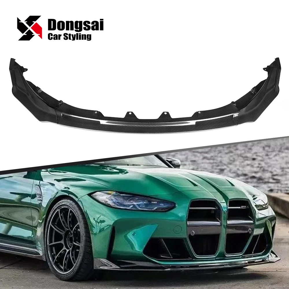 Csl Front Lip Front Bumper Lip 2020+ Style Dry Carbon Fiber For Bmw M3 ...