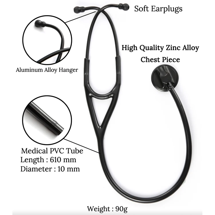 High Quality Stethoscope - Dual PVC Tubing & Stainless Steel