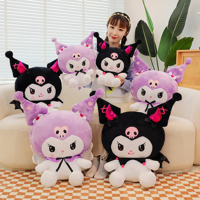Red Ear Kuromi My Melody Cinna Plush Toys Doll Pillow Anime Cartoon ...