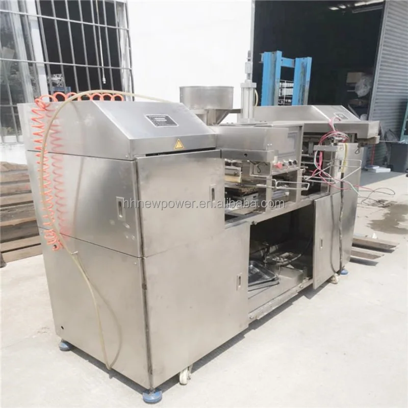 Full Automatic Chocolate Egg Roll Double Color Wafer Stick Production ...