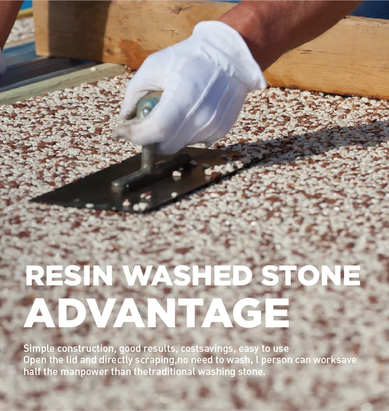 Harpu Hot Sales Resin Bound Driveway Stone Floor Resin Washed Stone ...