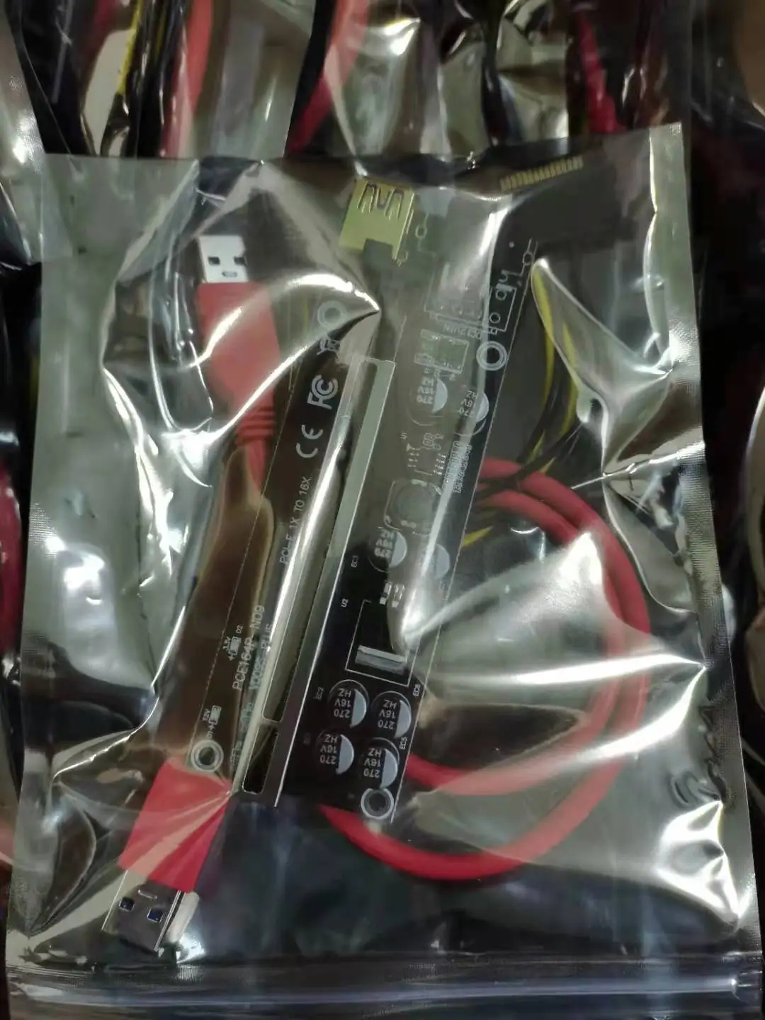 Ver009s Más Pcie Riser Tarjeta 009s Pci-e Pci Express Adaptador Molex ...