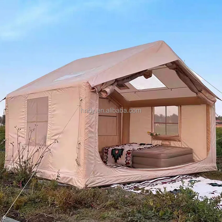 8.0 Square Meter Luxury Inflatable Camping Tent - Durable & Waterproof