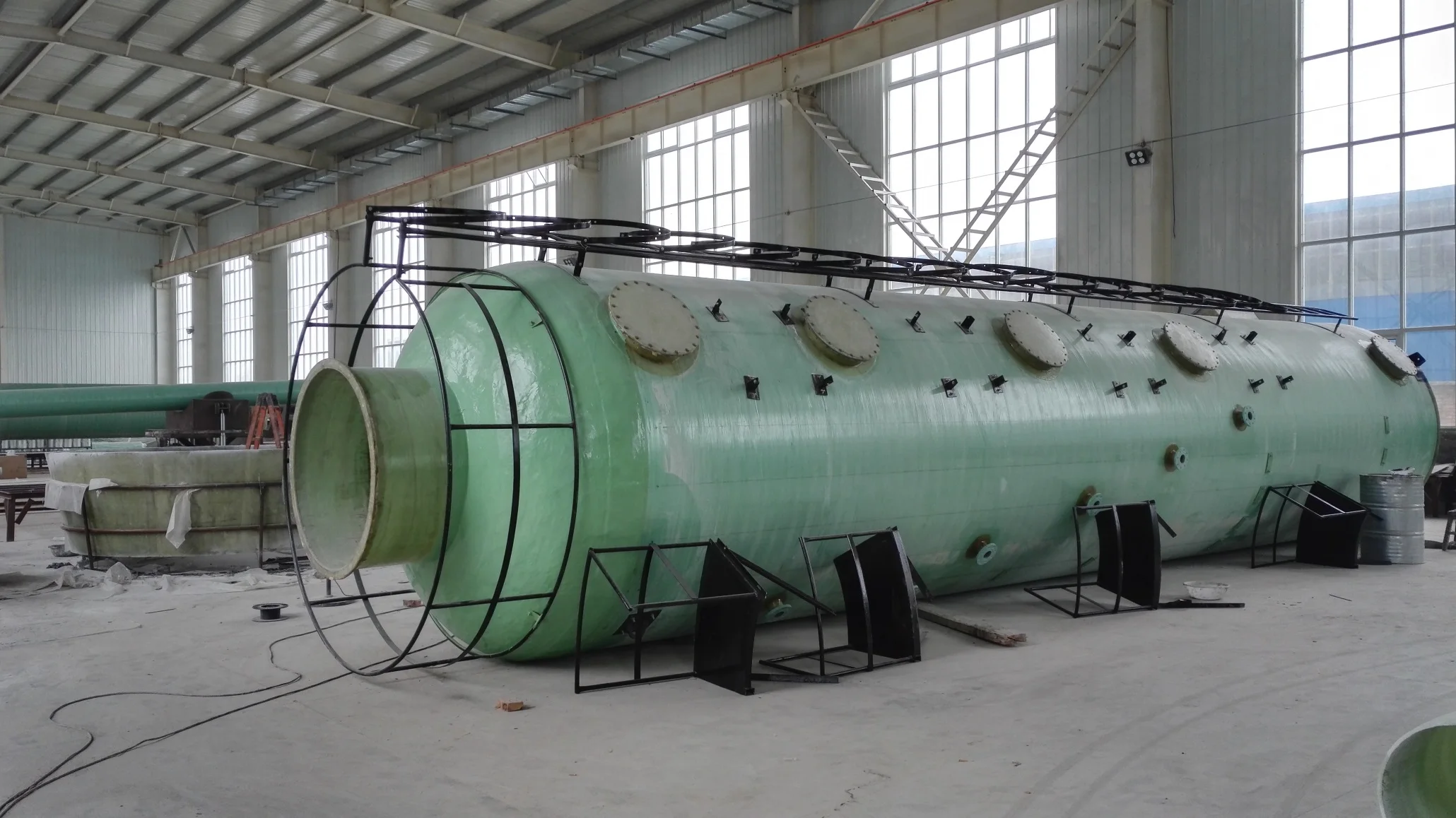 Industrial Gas Scrubber Wet Dust Collector Waste Gas Adsorption Column ...