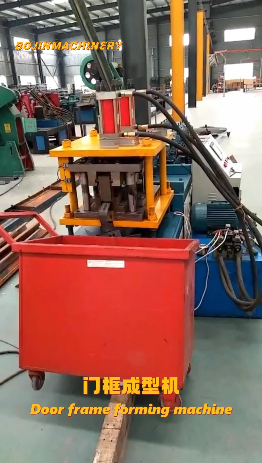 Steel Doors Manufacturing Machine Door Frame Roll Forming Machine Metal Window Door Forming ...