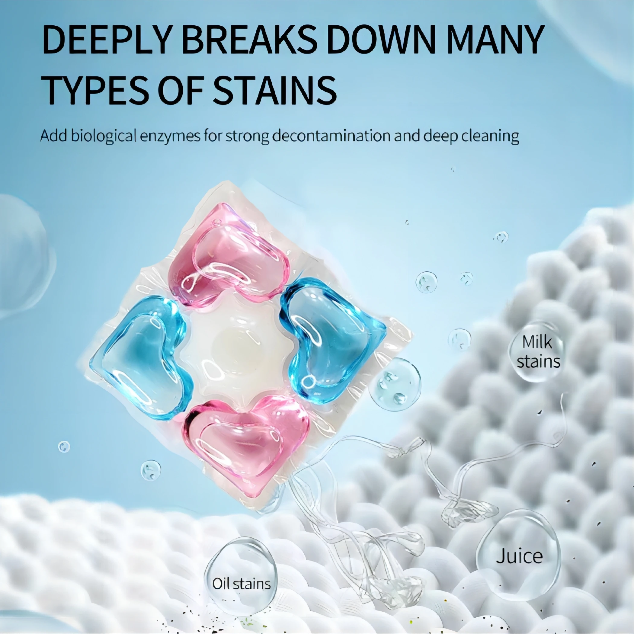 Eco Friendly Products Laundry Pods 5 In 1 Laundry Detergent Daily ...