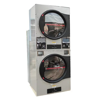 Washing Equipment Coin/card Operated Stack Dryer Laundry Dryer Machine ...