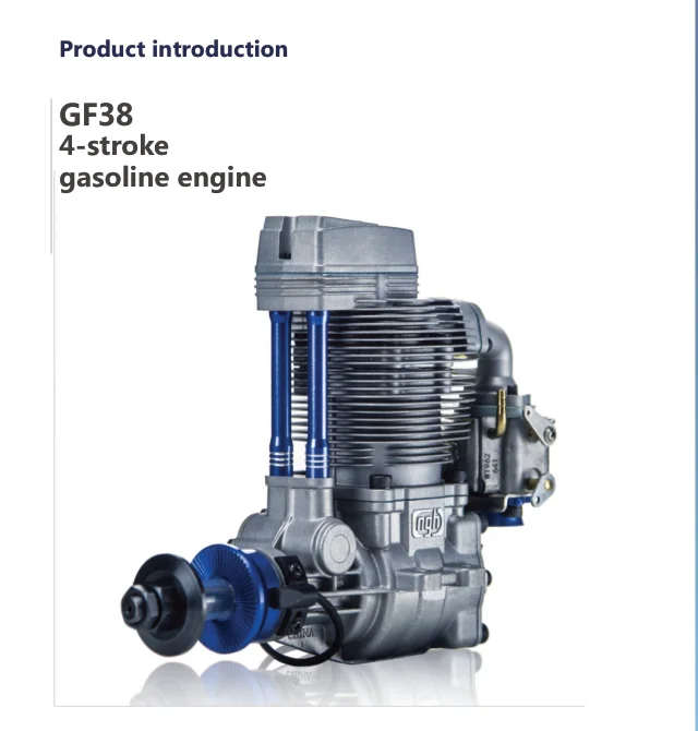 Ngh Model Engine Gf38 4-stroke 38cc Gasoline Engine For Fixwing Drone ...