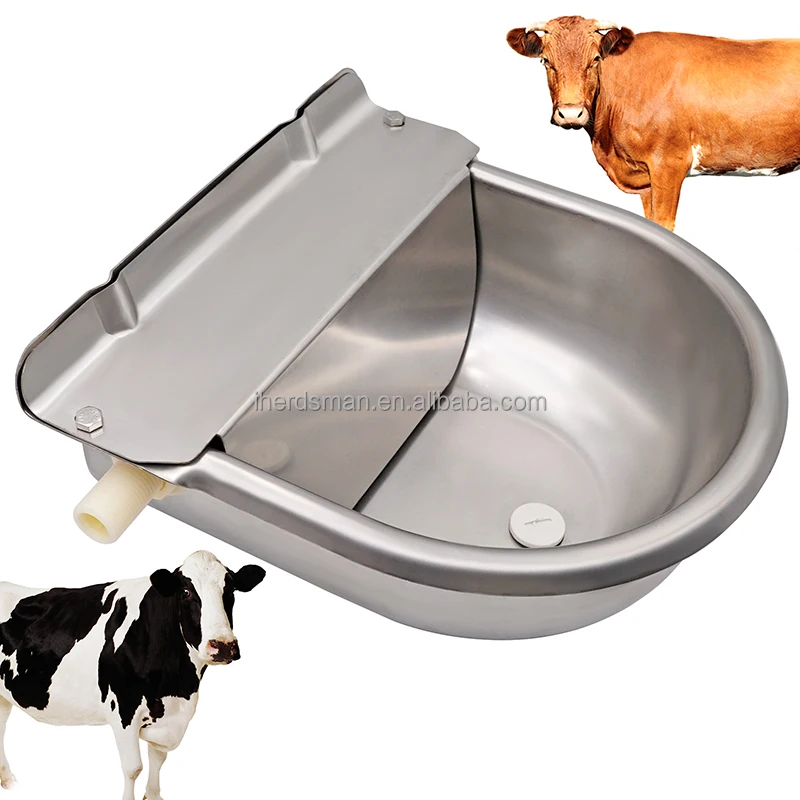 Automatic Animal Drinkers Stainless Steel Sheep Dog Water Bowls Water ...