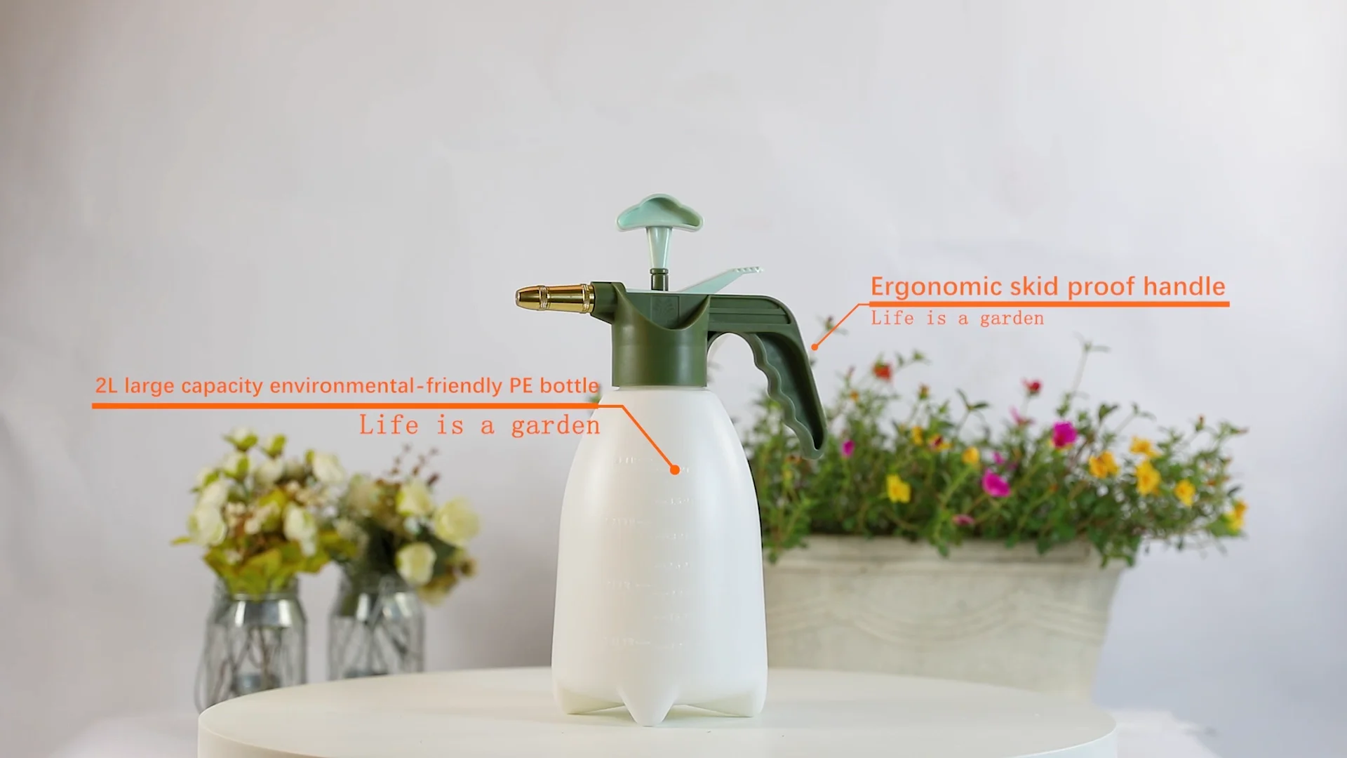 2l Wholesale Heavy Duty Brass Nozzlebottle Trigger Hand Pressure Garden ...