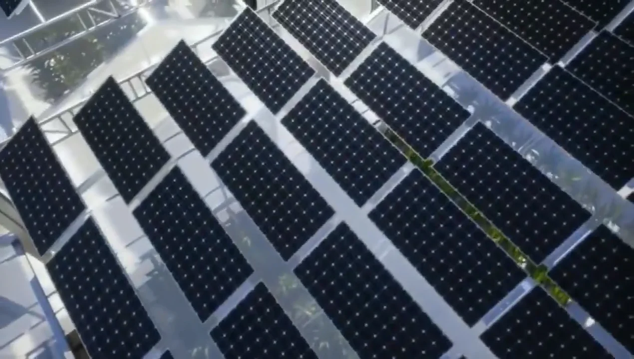 Agricultural Multi-span Polycarbonate Solar Panel Greenhouse With ...