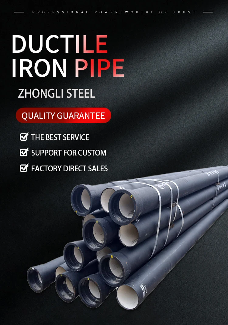 Iso2531 100mm K9 Grade Centrifugal Ductile Iron Pipe Manufacturer - Buy ...