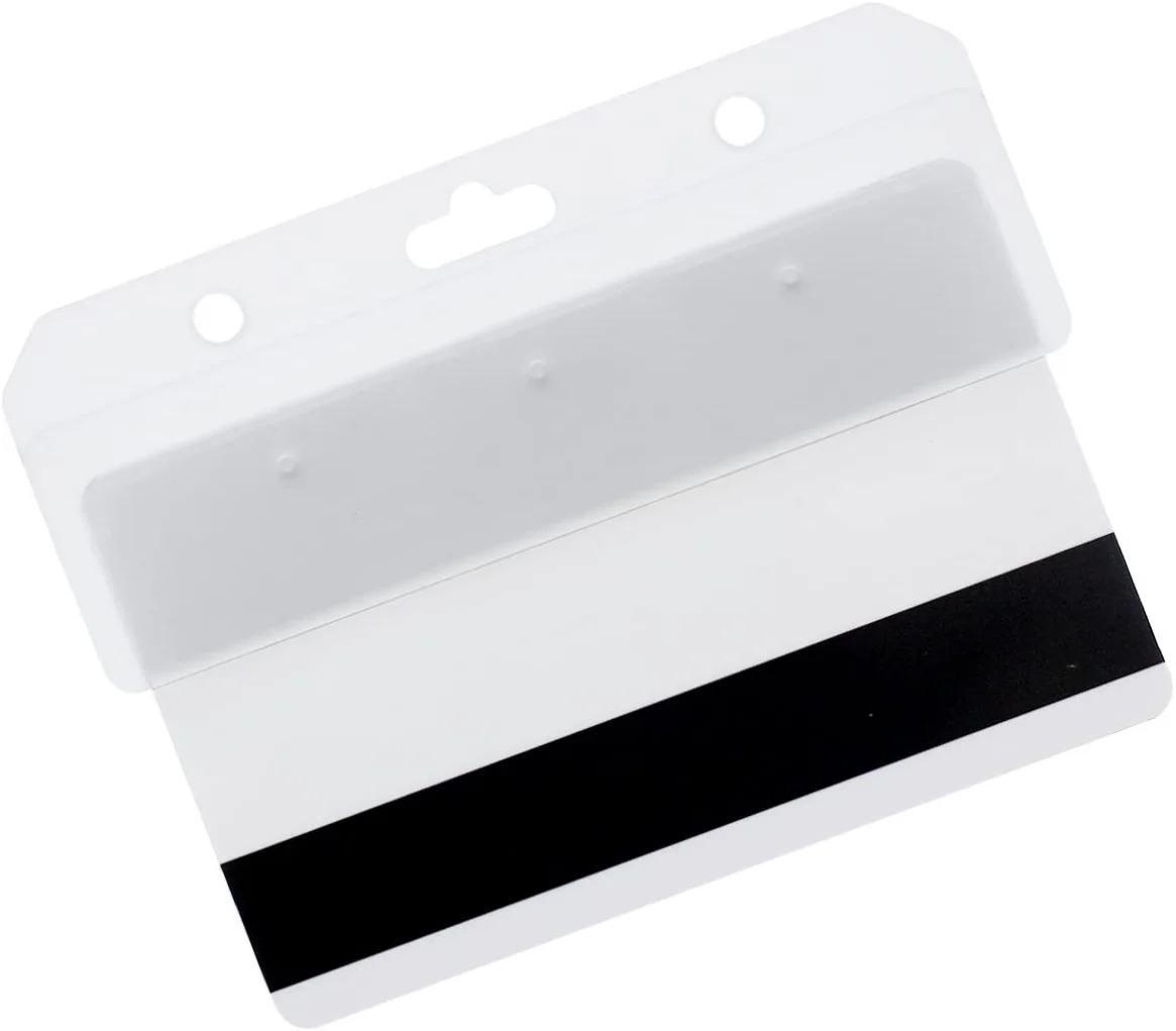 Horizontal Credit Card Holder With Slot And Chain Holes For Badge ...
