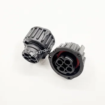 4 Pin Round Connector Automotive Waterproof Pa66 Female Connector 1 ...