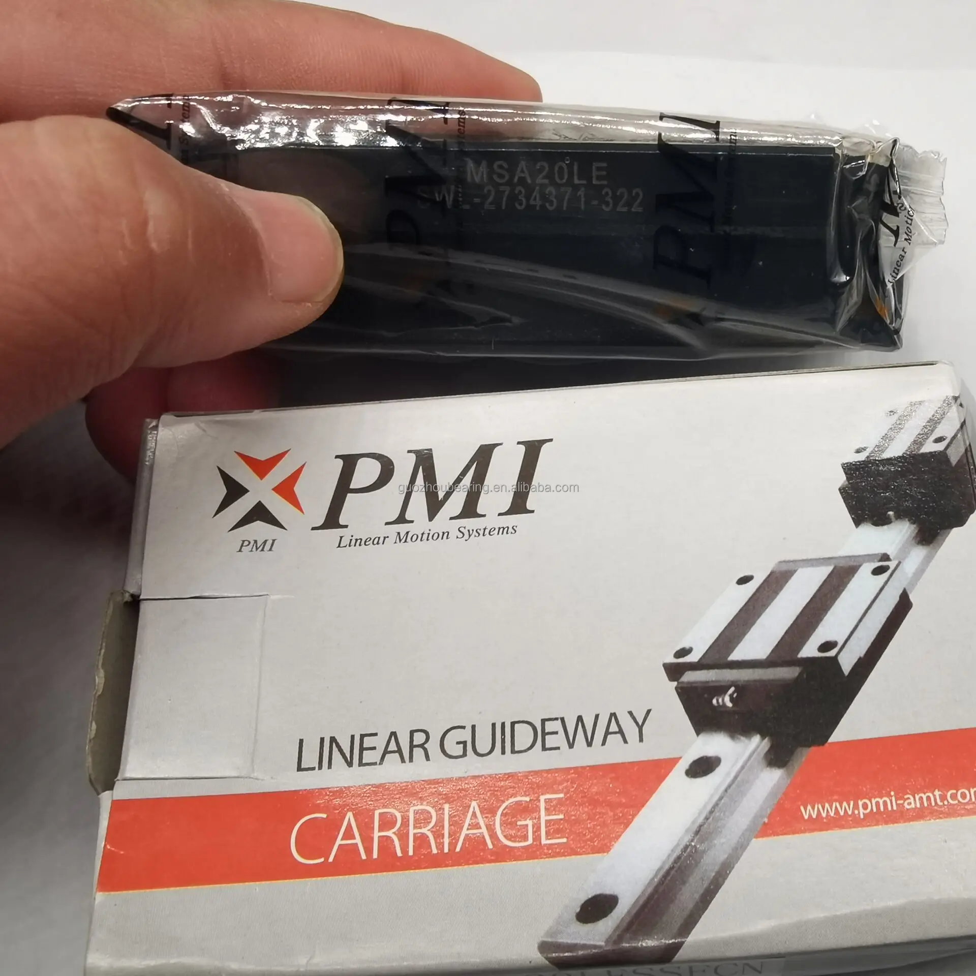 PMI Linear Guide Block MSA20ASSFCN - High Precision & Durability