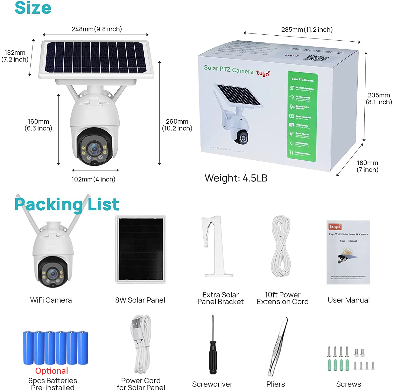 Security Solar Camera 4g Panel Wifi Outdoor For Street Lights With ...