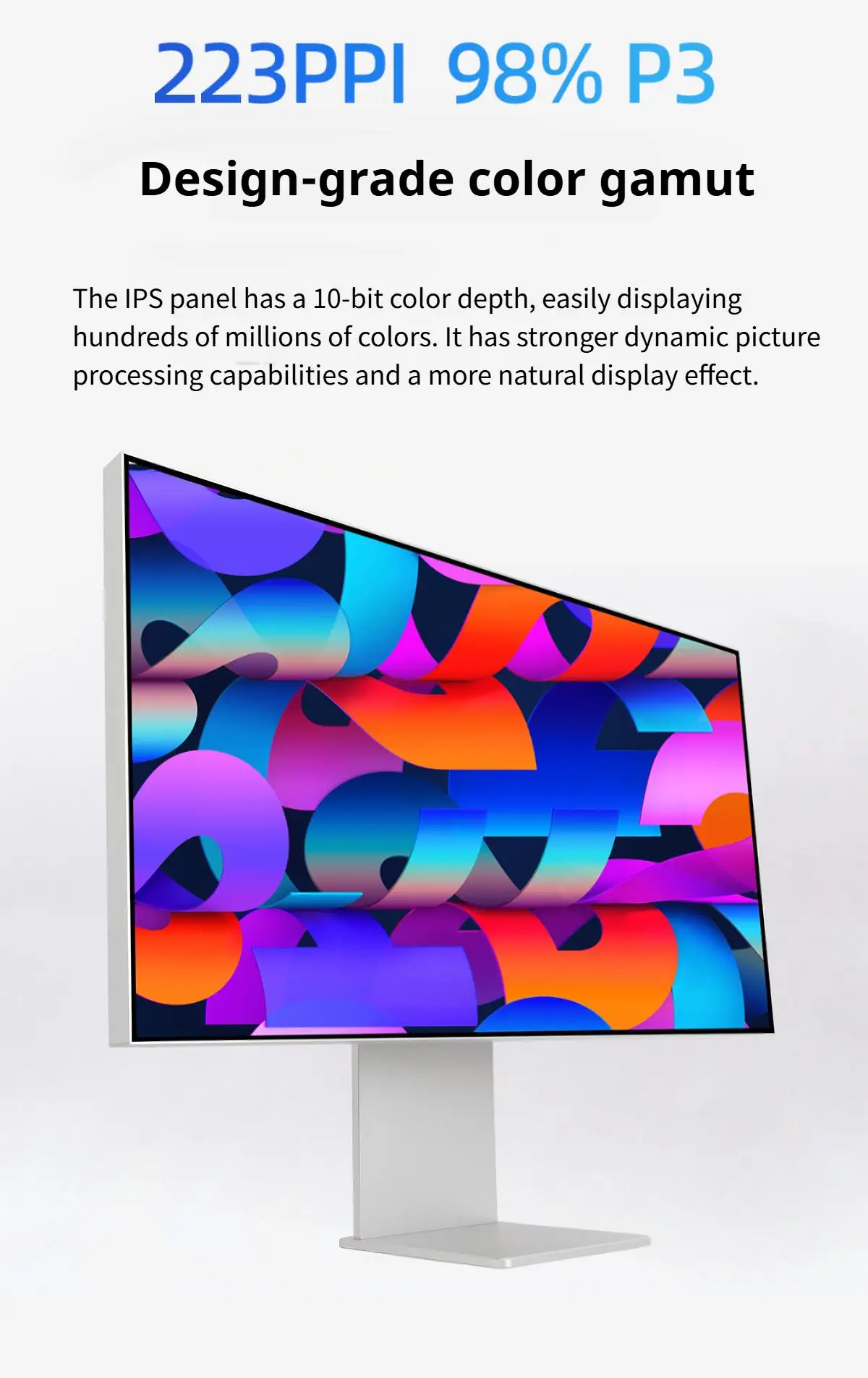 32inch Monitor 6k Sleek Monitor Retina Display Slim 4k Uhd HDR Business ...