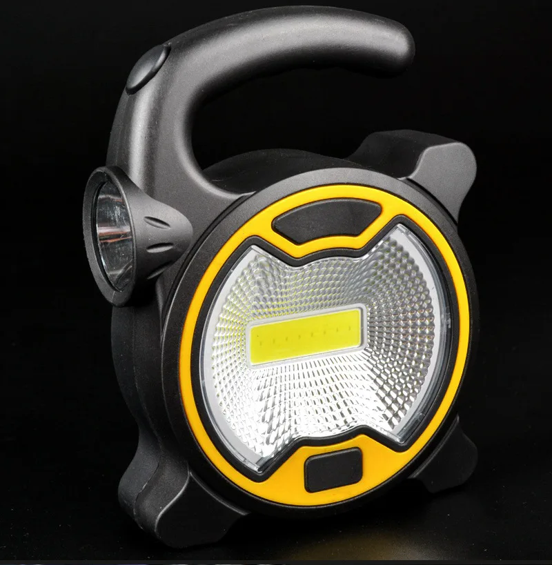 Portable Cob Work Light No. 5,3-section Aa Camping Light With ...